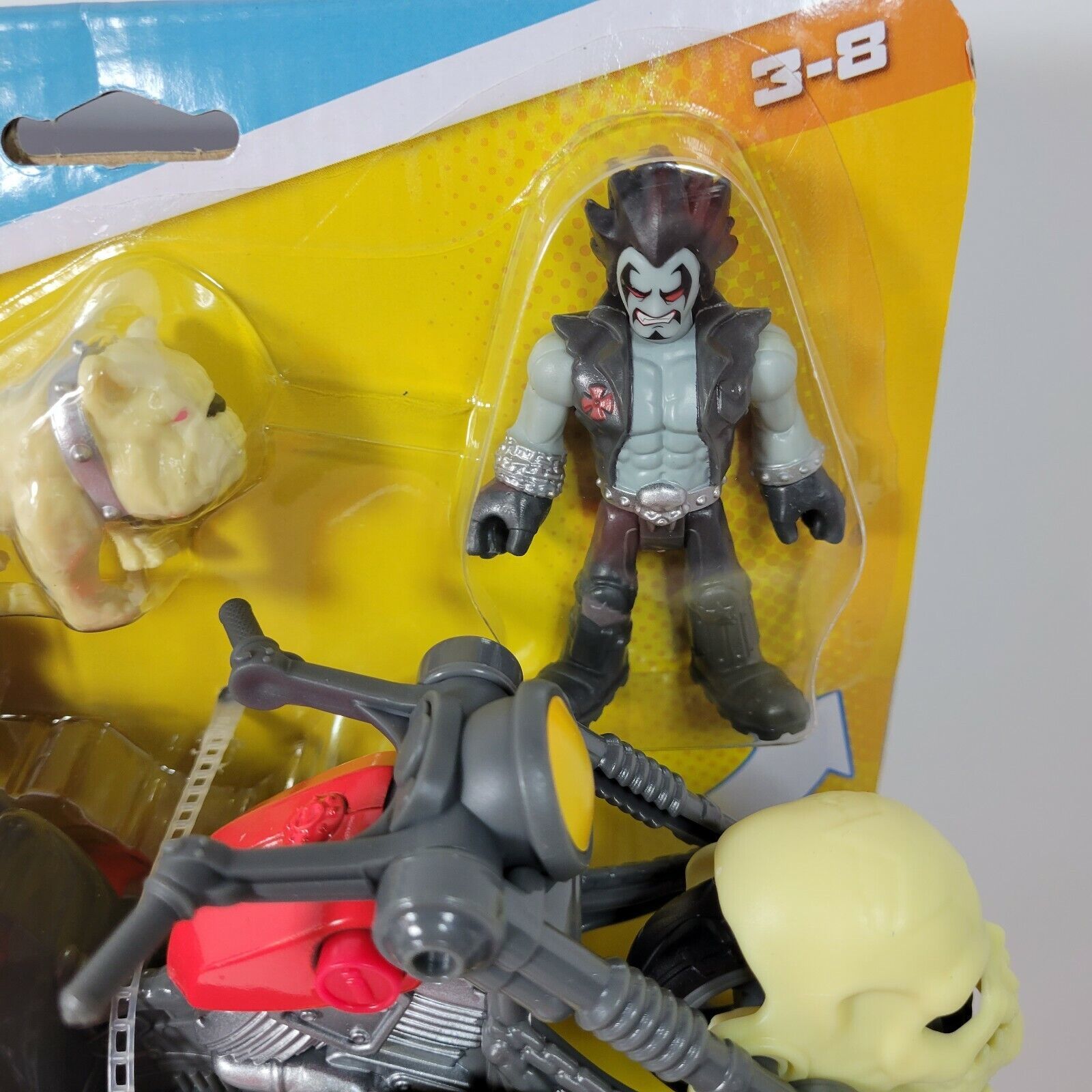 Fisher Price Imaginext DC Super Friends Lobo and Motorcycle Dog Dawg ...