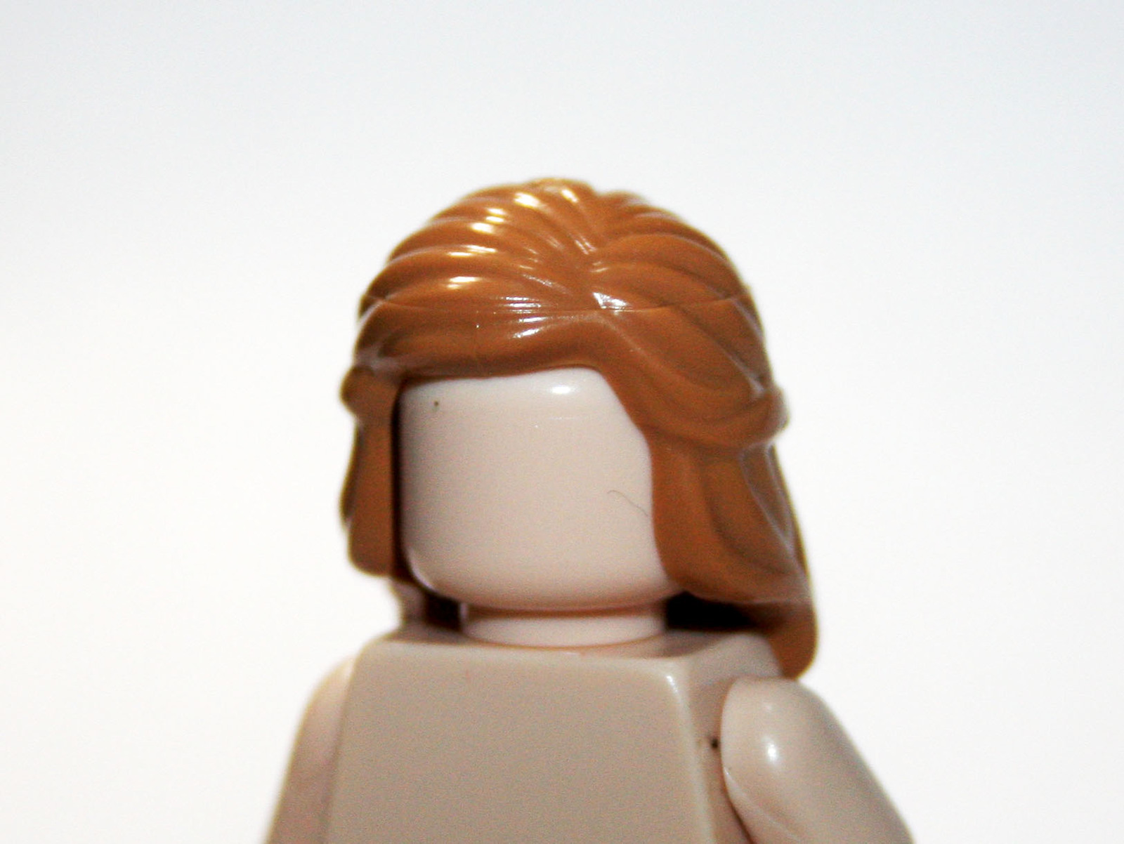 HG Chestnut Female Hair For Bricks Minifigures - LEGO (R) Minifigures
