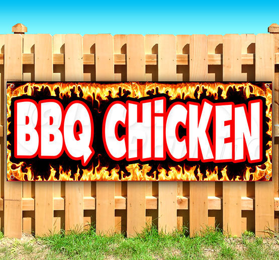 BBQ CHICKEN Advertising Vinyl Banner Flag Sign Many Sizes FAIR CARNIVAL ...