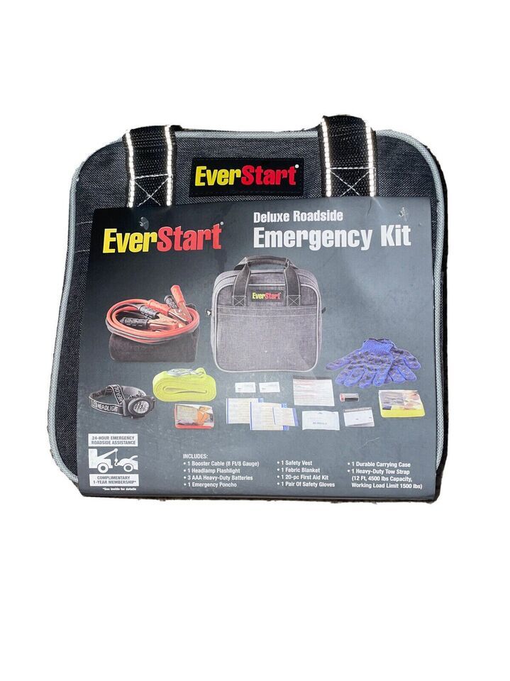 EverStart Roadside Safety Kit Roadside Emergency Kit - New