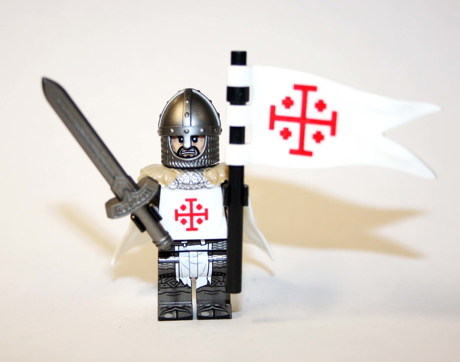 Minifigure Custom Toy Order of the Holy Sepulchre Knight Castle soldier ...