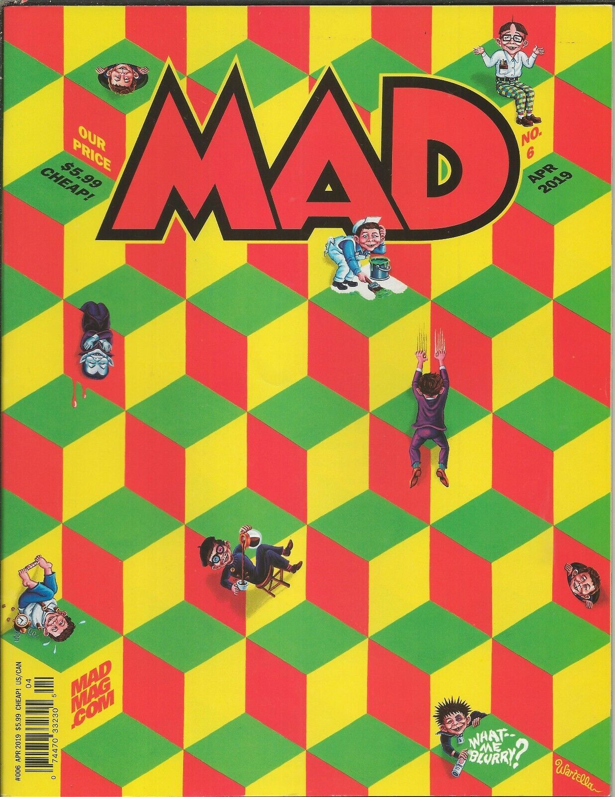 Mad Magazine Vol 2 #6 2019 Q Bert Homage - Magazines