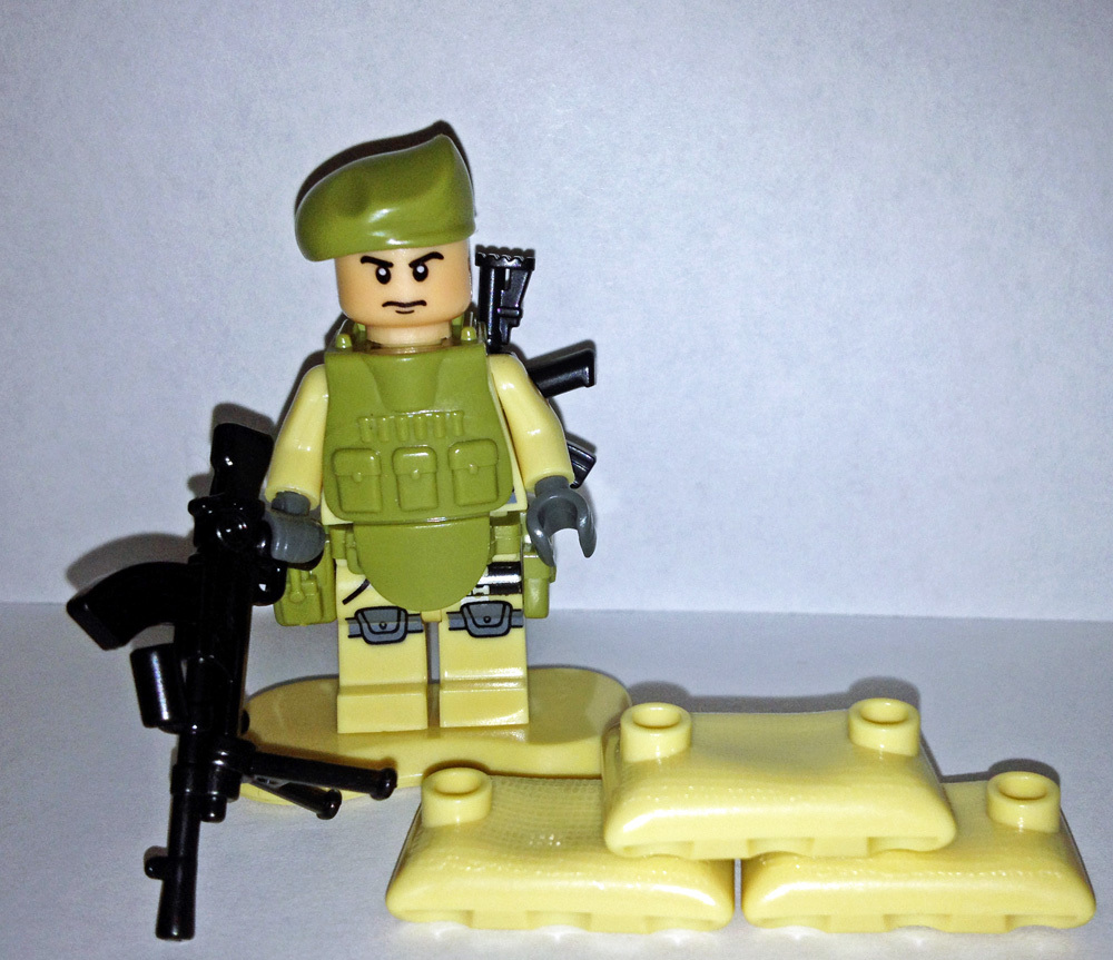 Green Beret Modern Army Soldier Custom Minifigures - LEGO (R) Minifigures