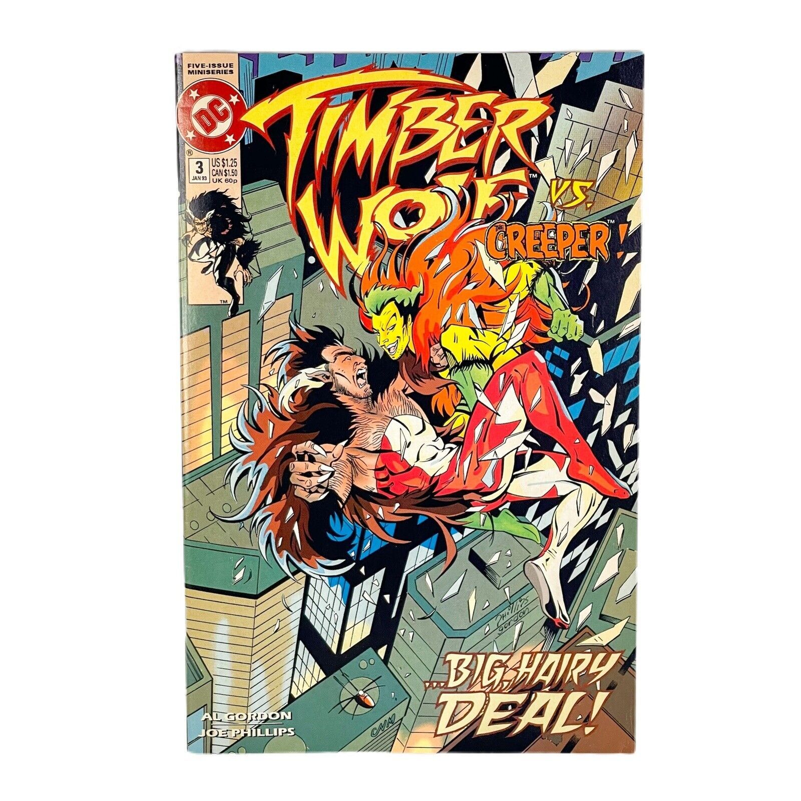 Timber Wolf Issue #3 DC Comics January 1993 Al Gordon vs The Creeper ...