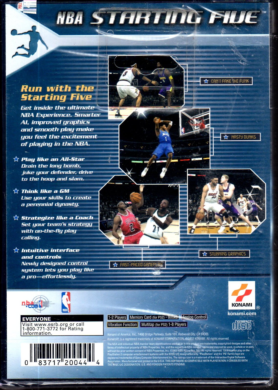 PlayStation 2 - NBA Starting Five - Video Games
