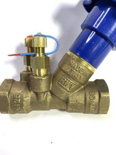 RWV DZR Brass Fixed Orifice Static Balancing Valve 3/4 Female NPT 9517 ...