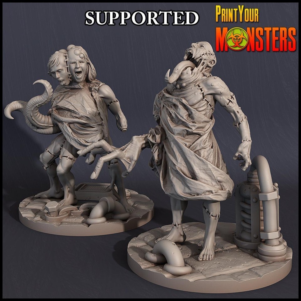 3D Printed Print Your Monsters Organic Patients Horrifying Laboratory ...