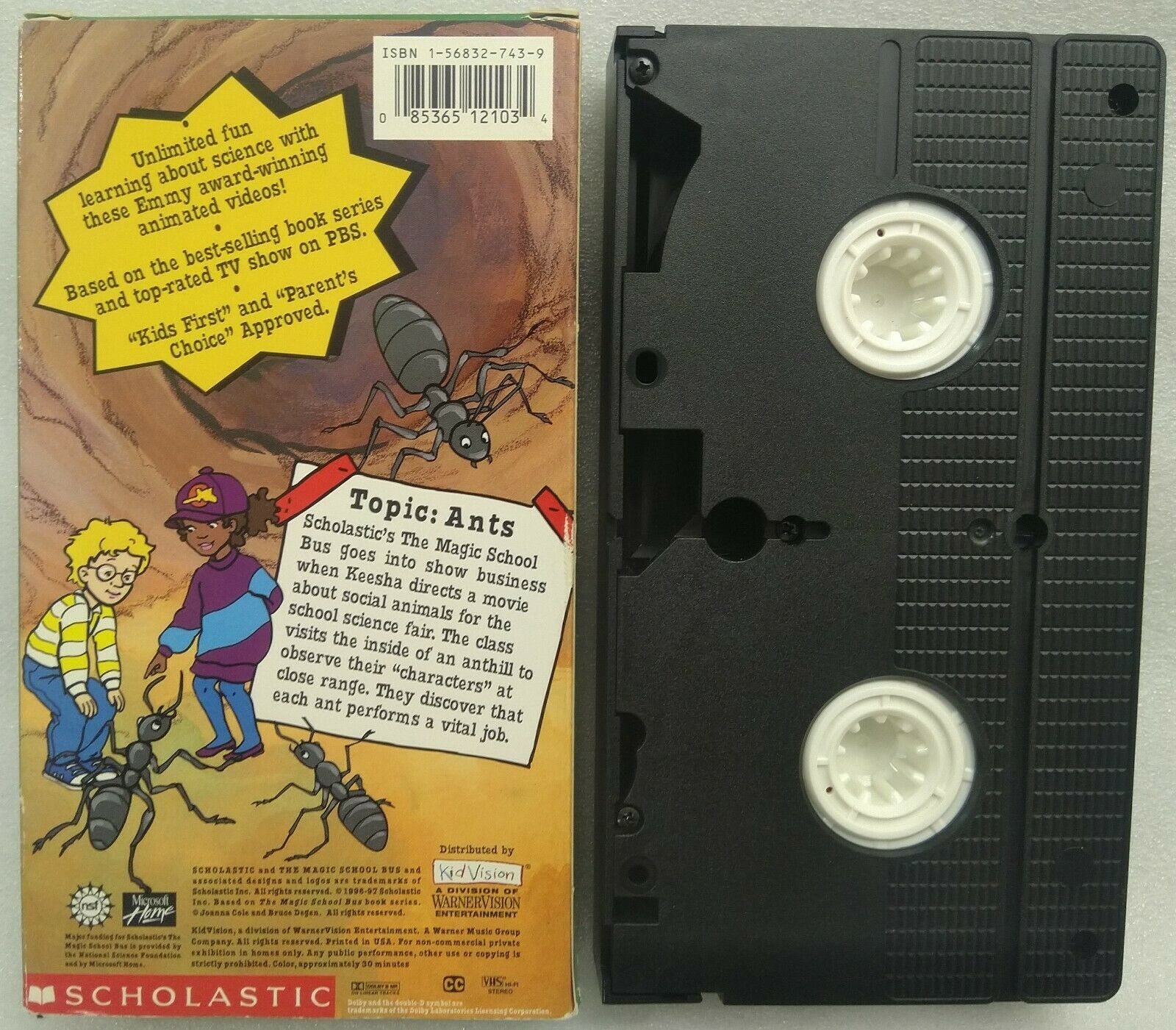 VHS The Magic School Bus - Gets Ants in Its Pants (VHS, 1997) - VHS Tapes