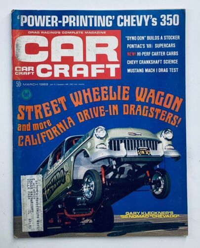 VTG Car Craft Magazine March 1969 Vol 17 #3 Stocker Short-Block Super ...