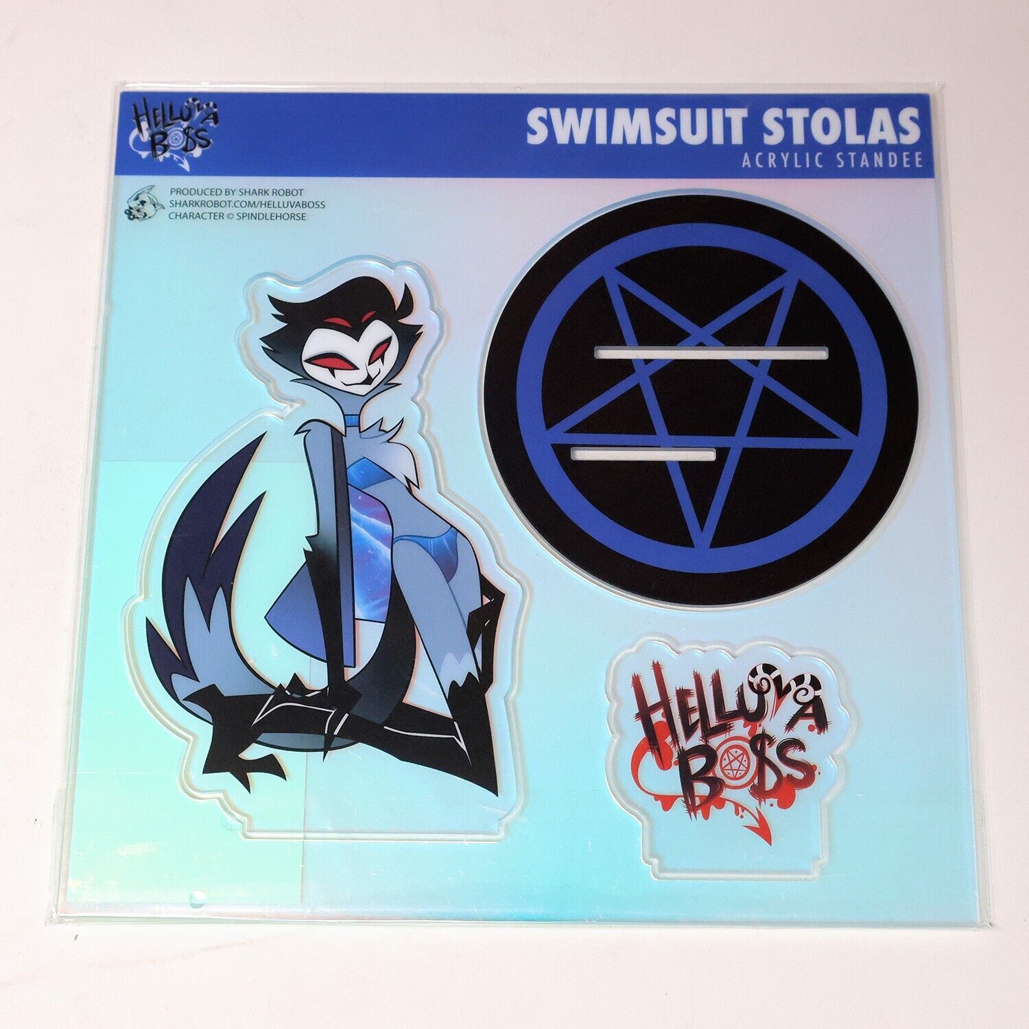 Helluva Boss Summer Stolas Swimsuit 2024 Blue Acrylic Stand Standee ...