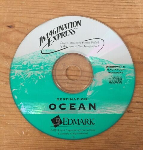 1995 Edmark Imagination Express Destination Ocean Windows Mac ...