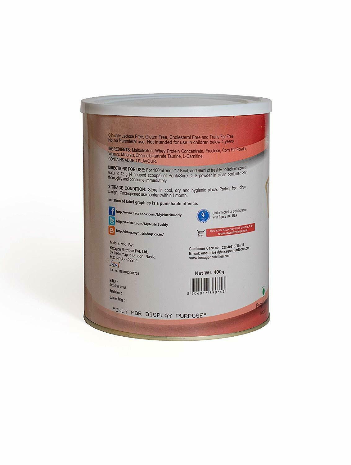 PENTASURE DLS Dialysis Care 400gVanilla For Renal Impairment & Dialysis ...