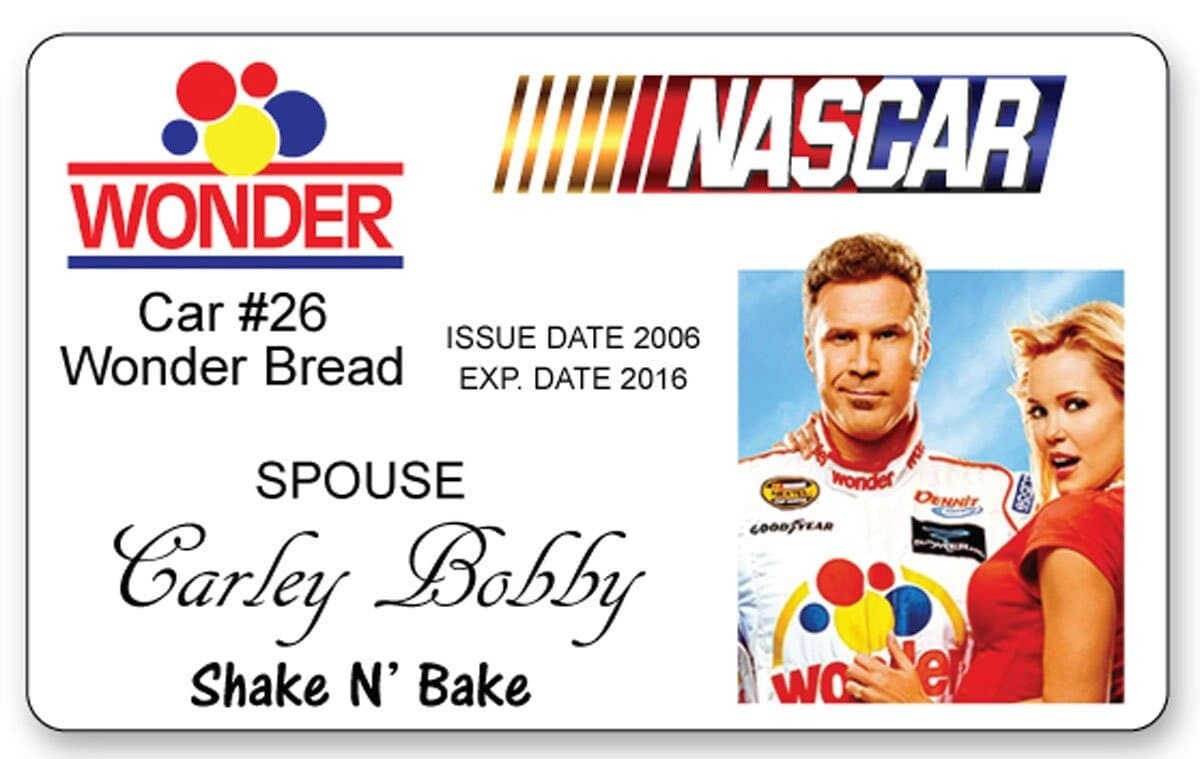CARLEY BOBBY Ricky Bobby's Wife Halloween Costume Cosplay Name Badge ...