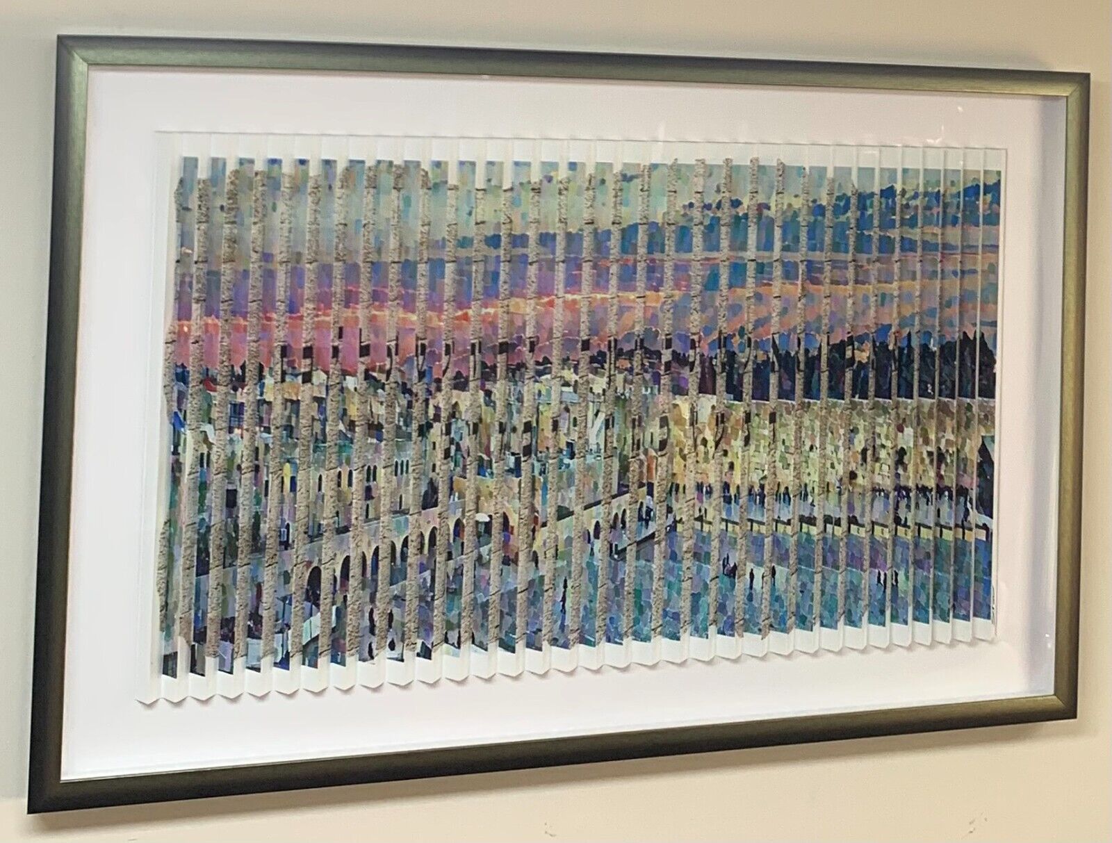 SHEM TOV "JERUSALEM" 3D IMAGE CHANGING WALL SCULPTURE HAND SIGNED ...