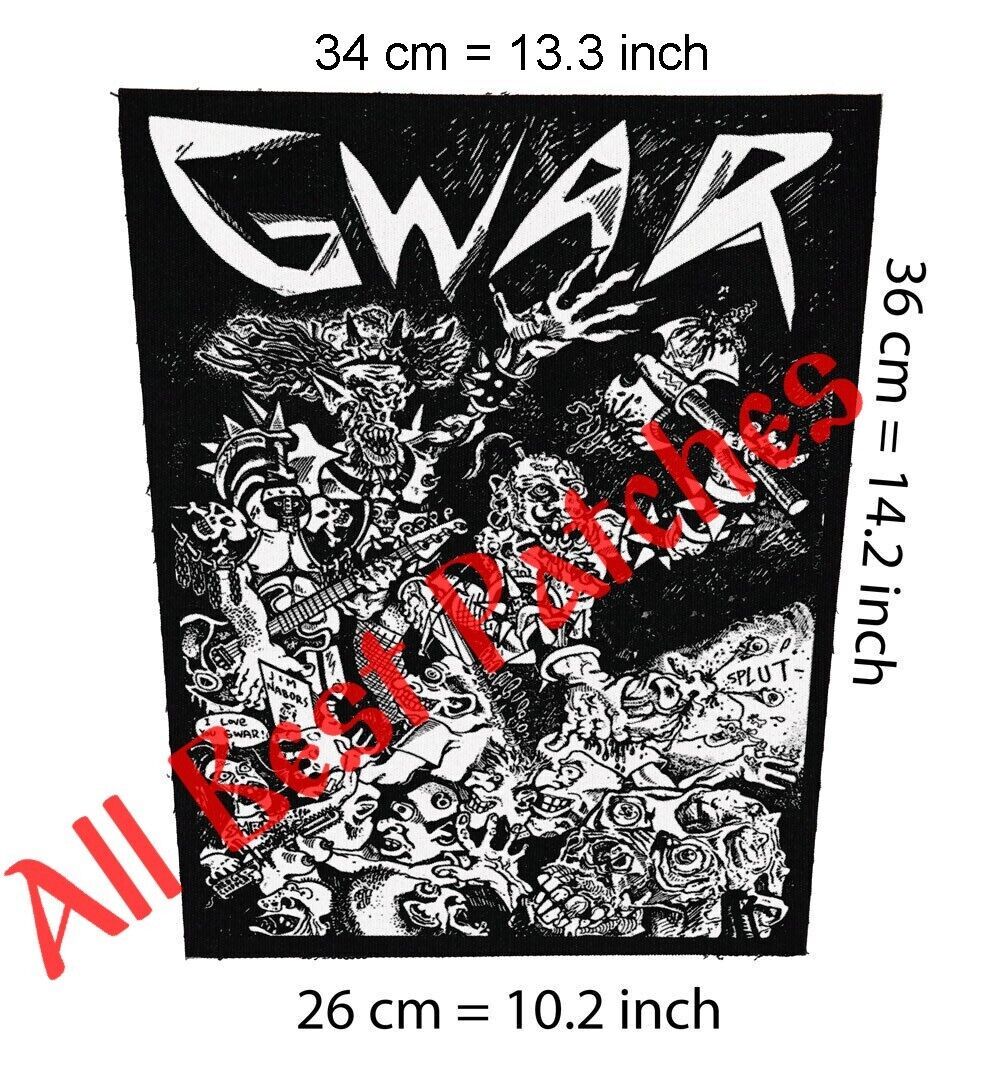 GWAR death Big Back patch metal crossover Green Jelly Hagfish Rise ...