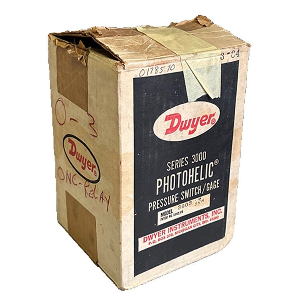 NEW DWYER 3003-C / 3003C SERIES 3000 PHOTOHELIC PRESSURE SWITCH/GAGE ...