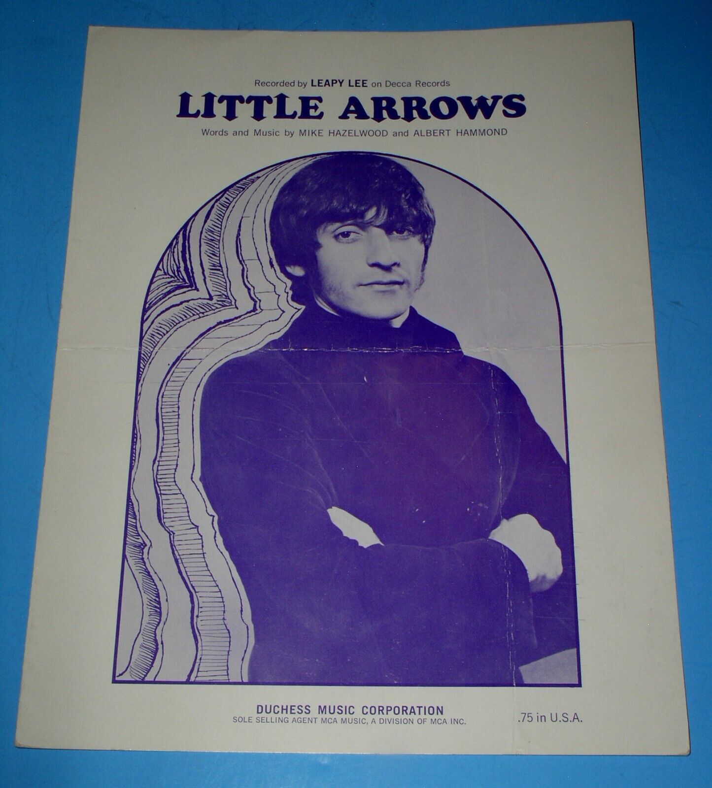 Leapy Lee Sheet Music Little Arrows Vintage 1968 Duchess Music ...