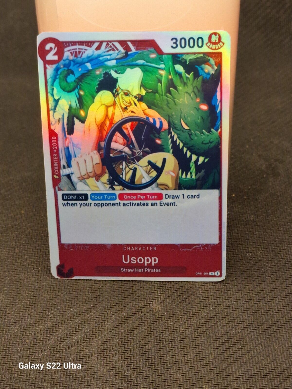 One Piece TCG Usopp Custom Holographic and 50 similar items