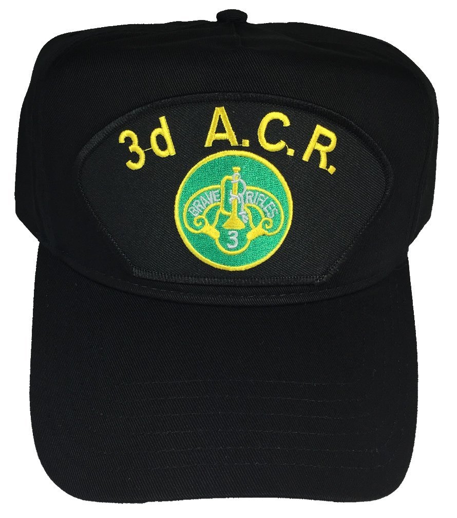 3RD ACR Armored Cavalry Regiment W/Unit Logo HAT - Black - Veteran ...