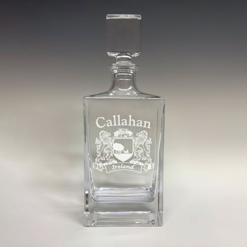 Callahan Irish Coat of Arms Deluxe Whiskey Decanter - Equipment
