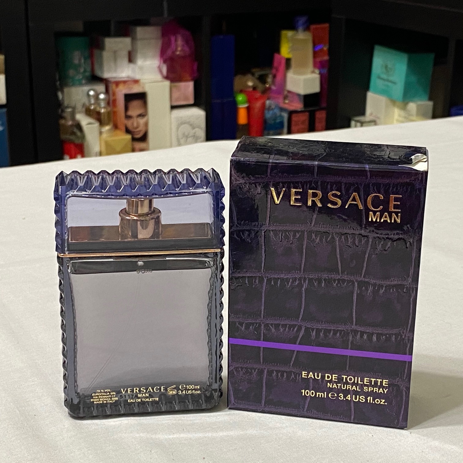 Versace Man "Purple" Versace for Men 3.4 fl.oz / 100 ml eau de toilette ...
