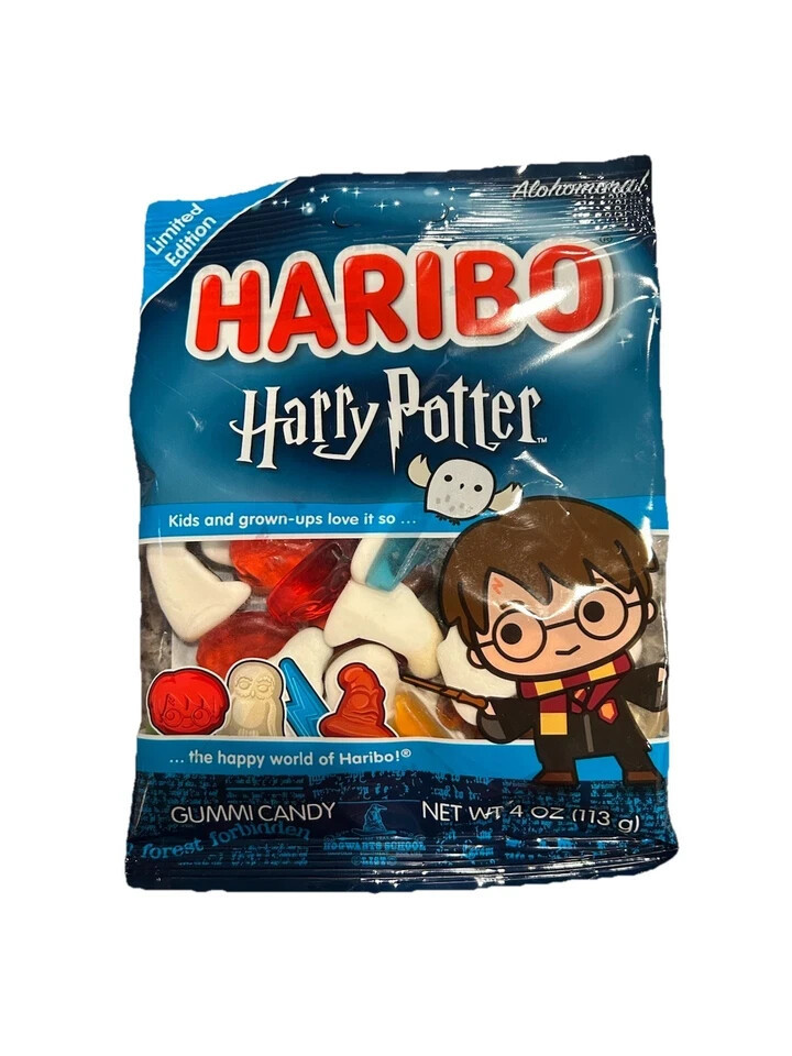 Harry Potter Haribo Gummies Limited Edition Harry Ron & Hermione 4.25 ...