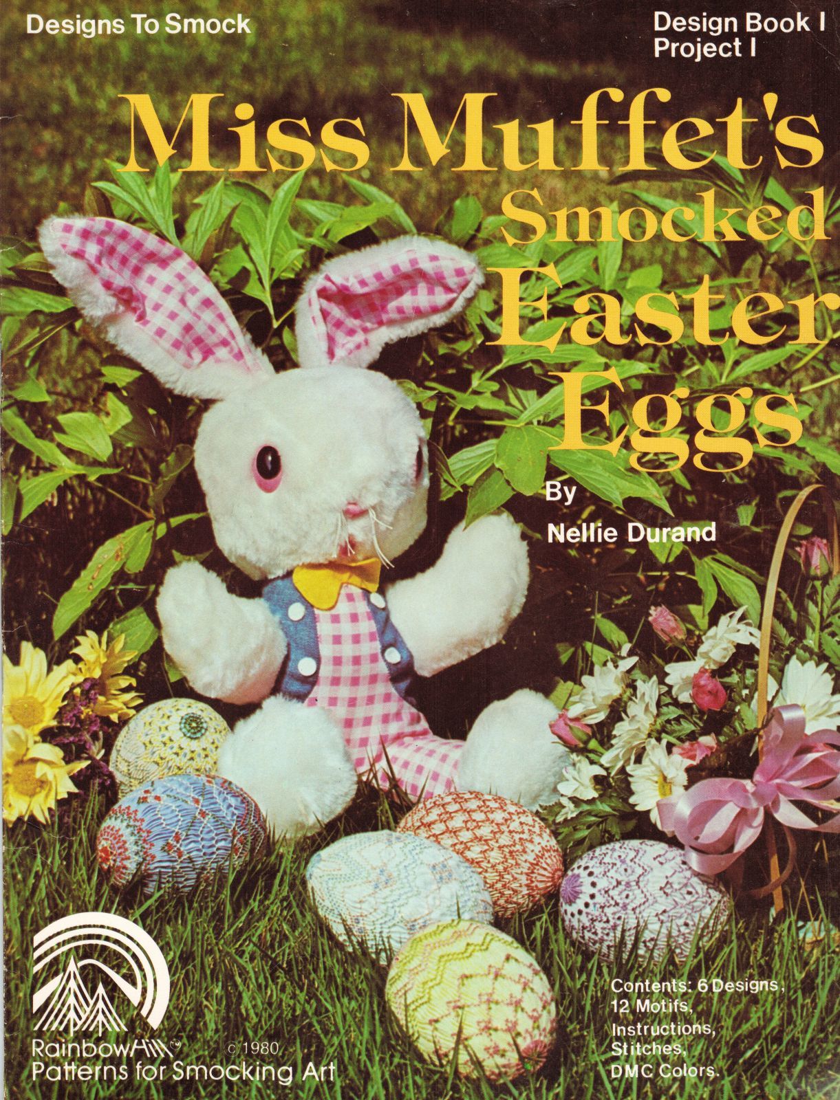 Vintage Miss Muffet's Smocked Easter Eggs 6 Designs 12 Motifs Patterns ...