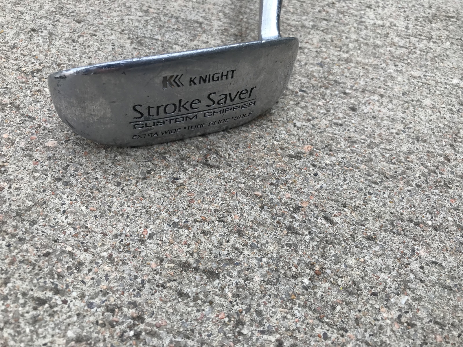 Knight Stroke Saver Custom Chipper Extra Wide Turf Glide Sole Golf Club ...