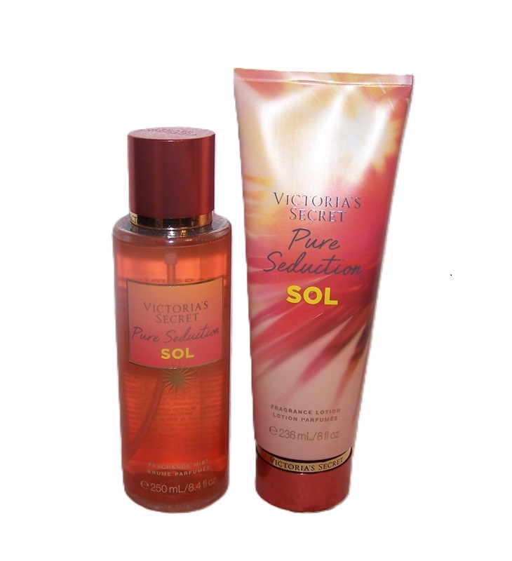Pure Seduction Sol Fragrance Mist & Lotion Victoria's Secret 2 Piece ...