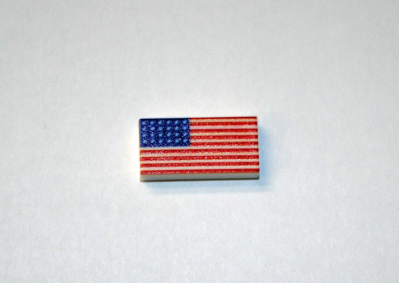 American Flag Construction Piece Custom Minifigures - LEGO (R) Minifigures