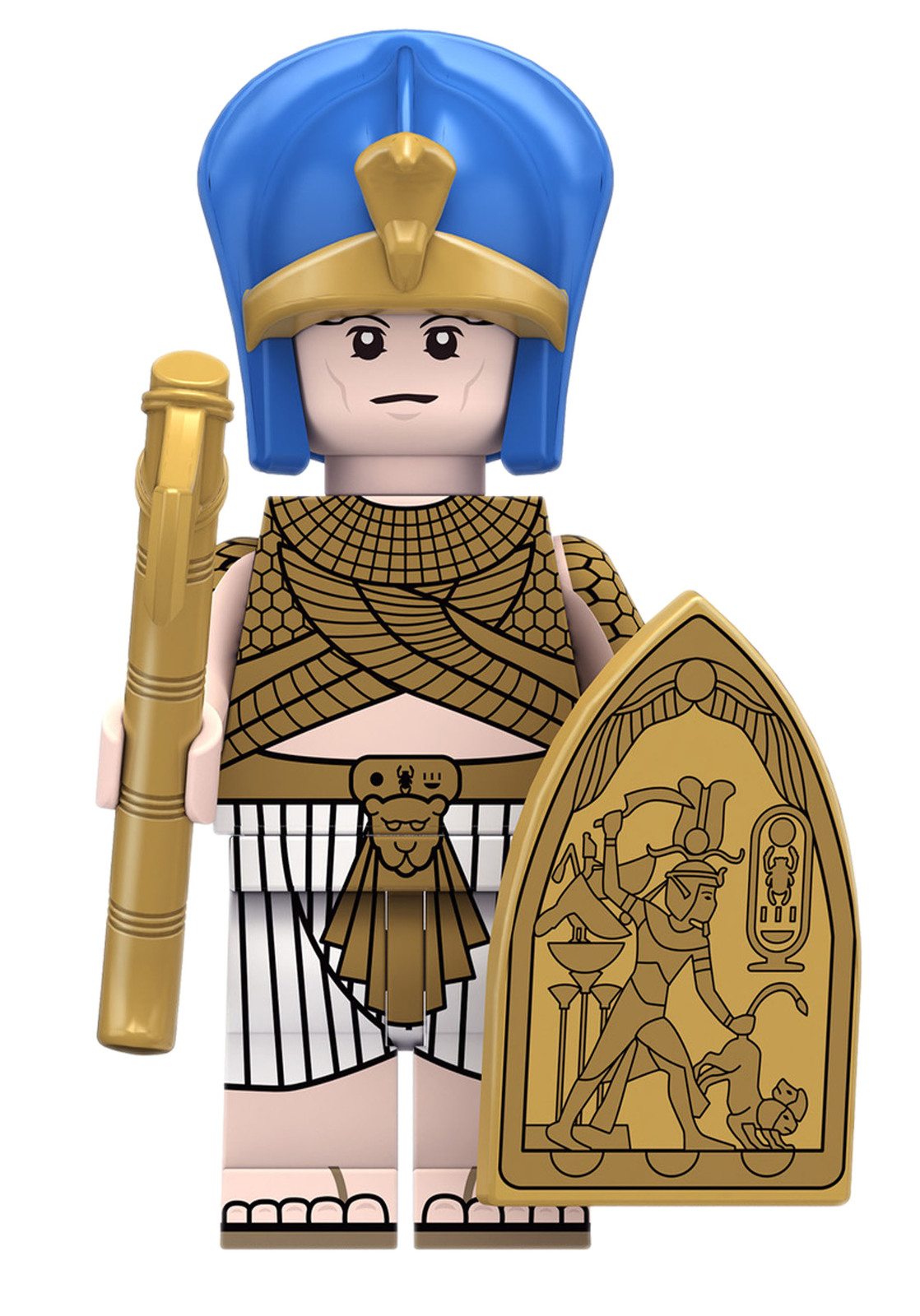 1pcs Egyptian Pharaoh Tutankhamun Custom Minifigure Building Blocks - Building Toy Complete Sets ...