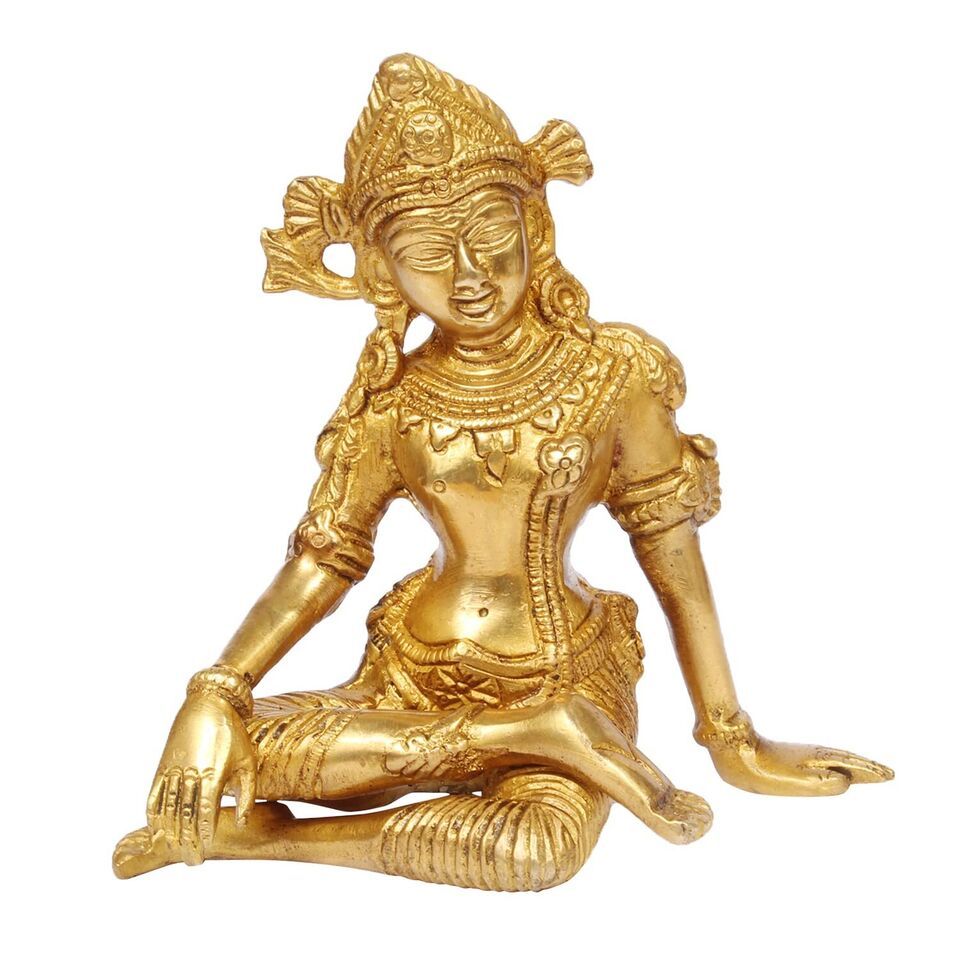 Handmade Hindu God Lord Indra Dev Statue Sculpture Idol Figurine ...