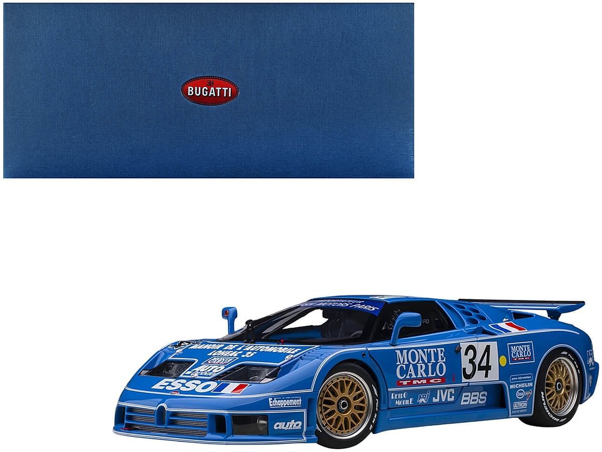 Bugatti EB110 #34 Alain Cudini - Eric Helary - Jean-Christophe Boullion ...