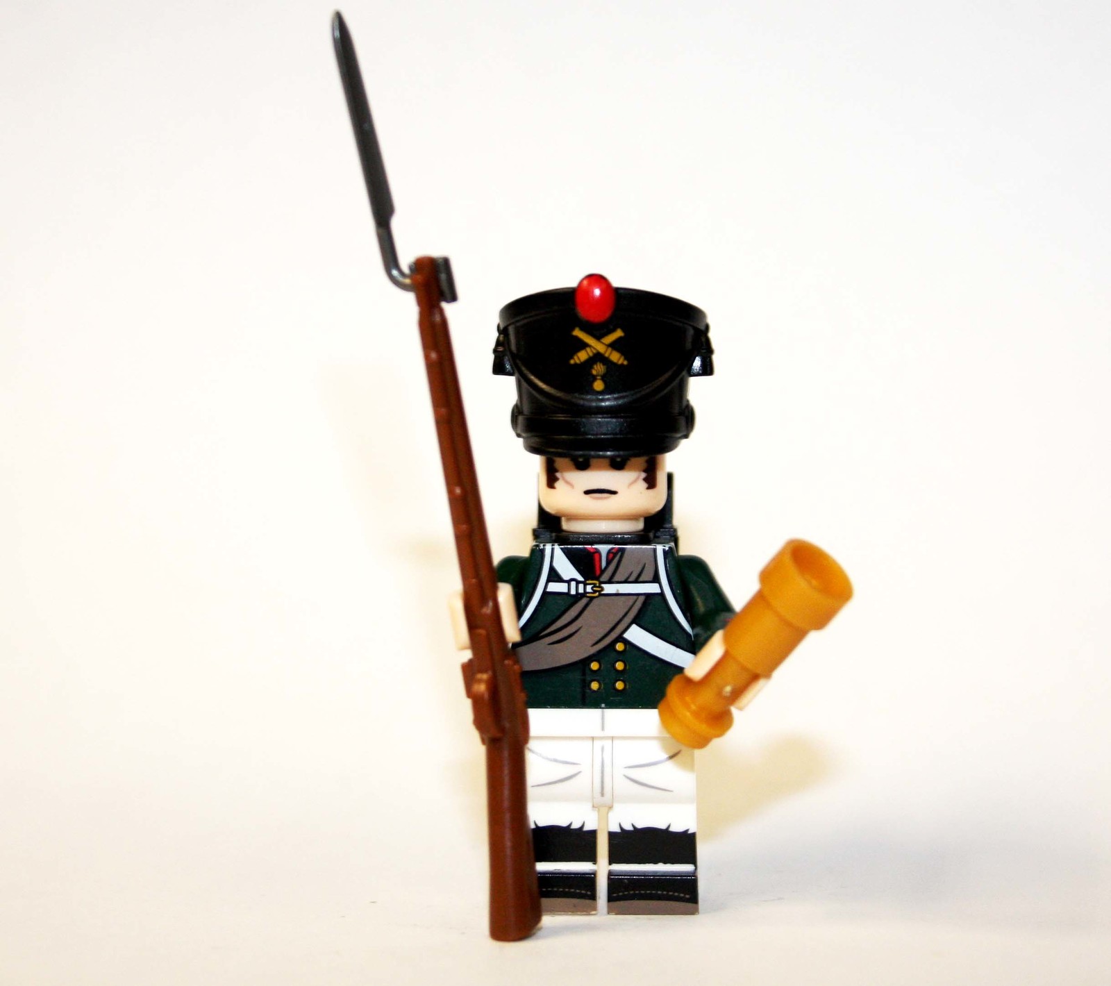 Minifigure Custom Toy Russian Artillery NCO Napoleonic War Waterloo ...