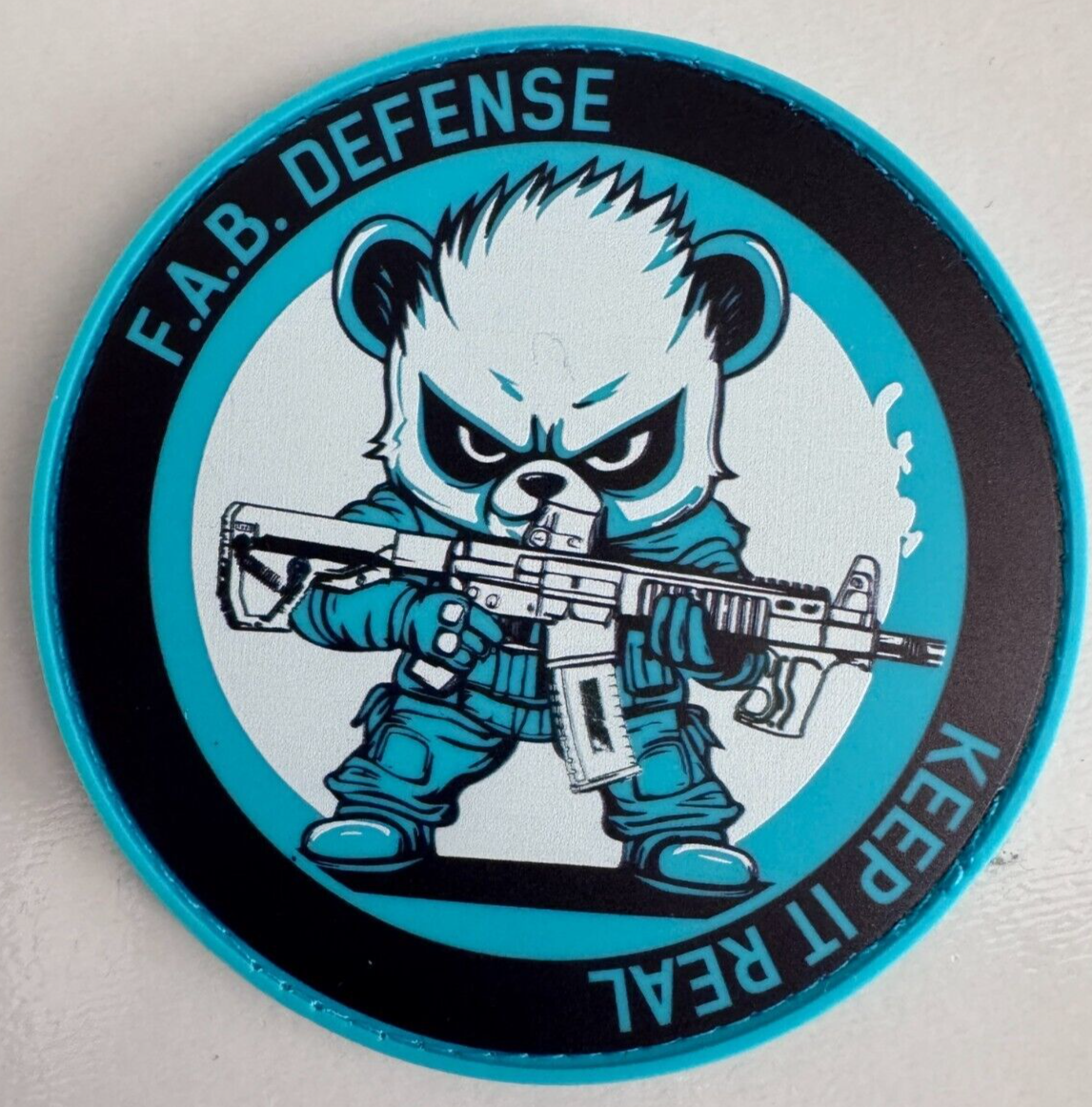 Shot Show 2025 FAB Defense Keep It Real Panda 2.75 in Morale Tactical ...