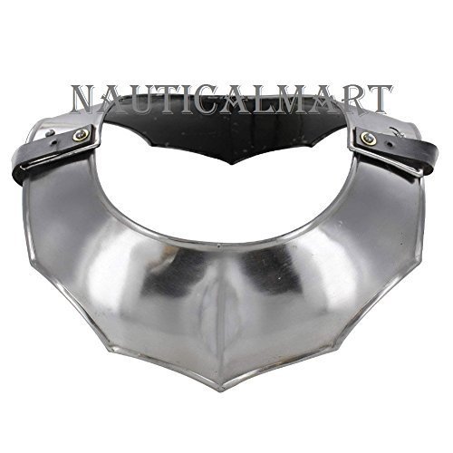 Medieval 18 Gauge Steel Plate Armor Gorget Neck Protector By ...