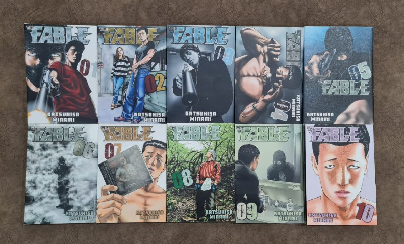 The Fable Manga By Yoshiki Tanaka Volume. 1-11 English Version Comic ...