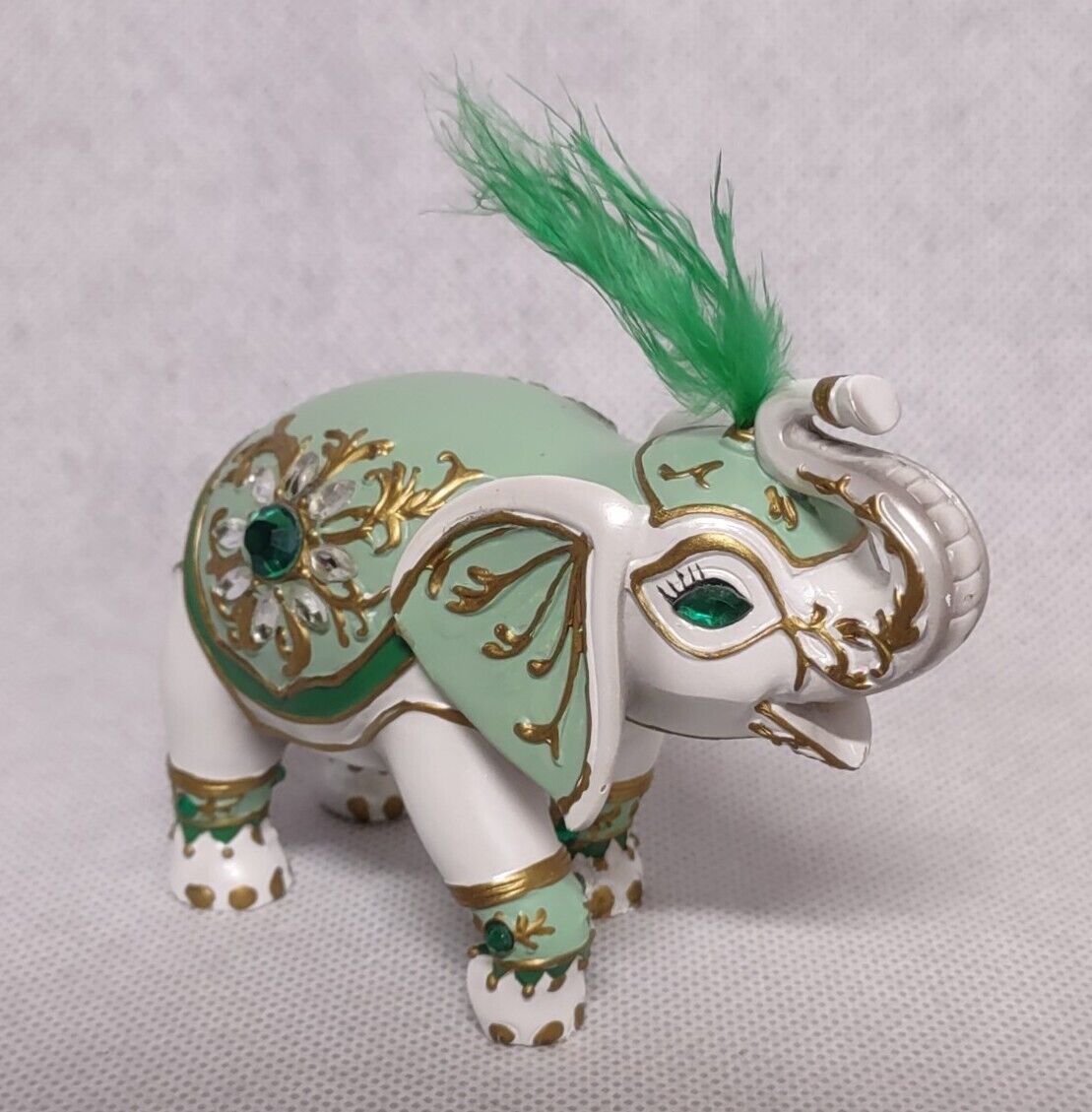 Hamilton Collection Elephant Figurine Elephants of Good Fortune Smiles ...