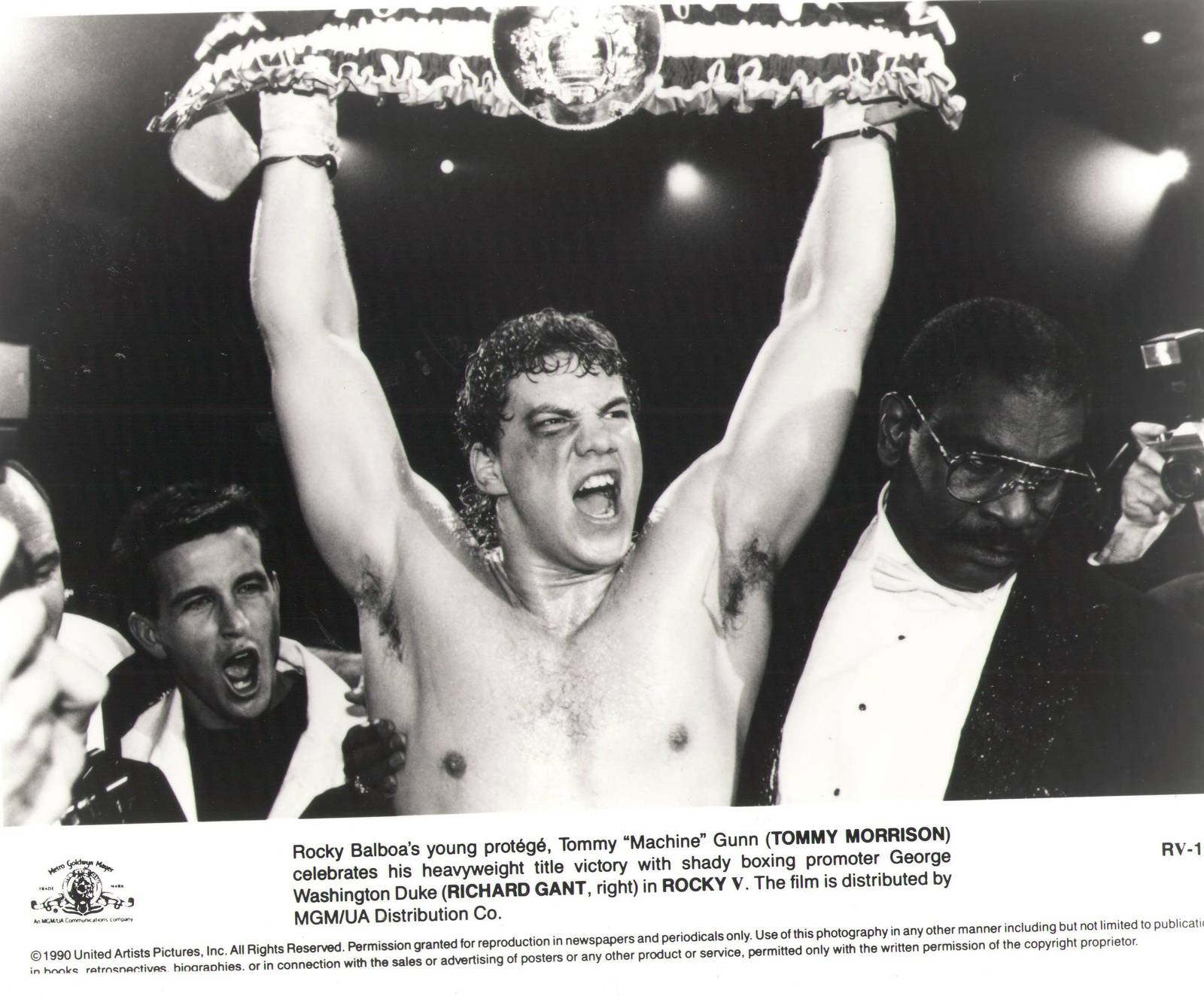 Tommy Morrison 8x10 photo heavyweight title ROCKY - Photographs
