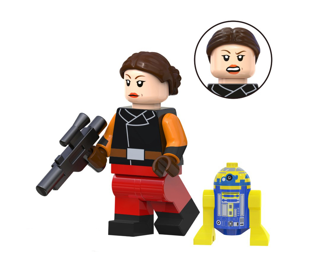 Minifigure Padme Amidala With Droid Ahsoka Season 2 Star Wars US Seller ...