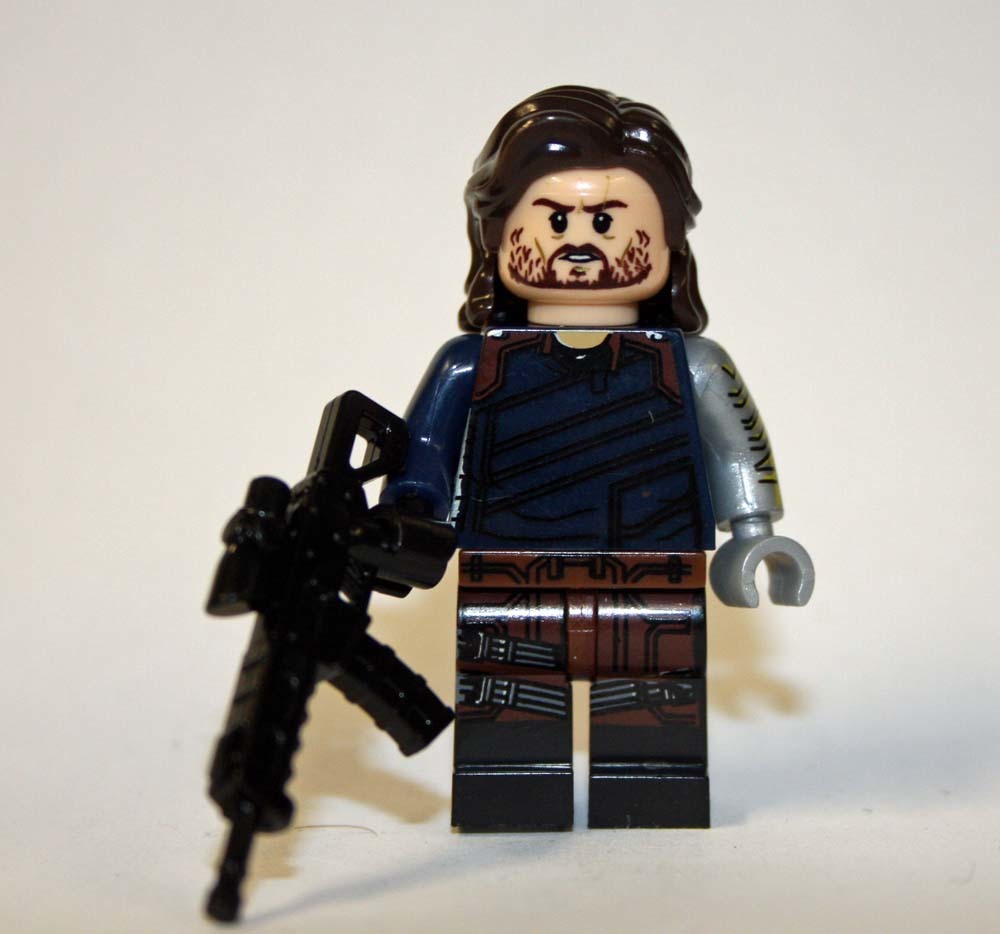 Winter Soldier Bucky Marvel Tv Show Toy Minifigure US Seller - LEGO (R ...