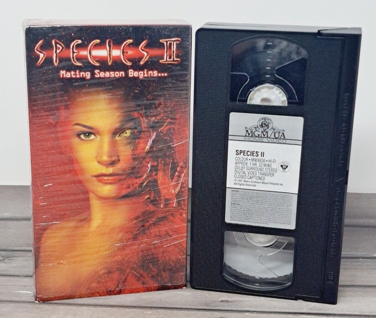 Species II VHS 1998 Horror Sci-Fi Alien MGM Natasha Henstridge James ...