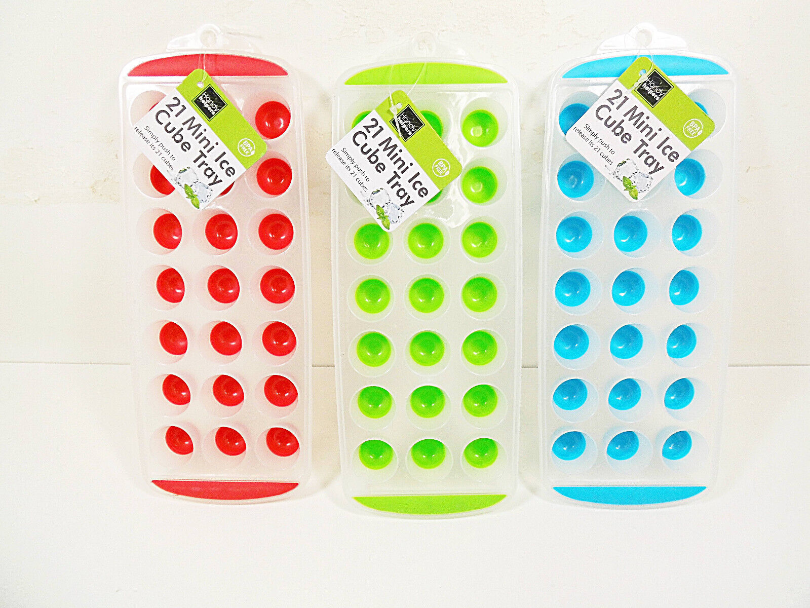 Ice Mold Trays Gumdrop Mini Pop Out 21 Cubes and 50 similar items