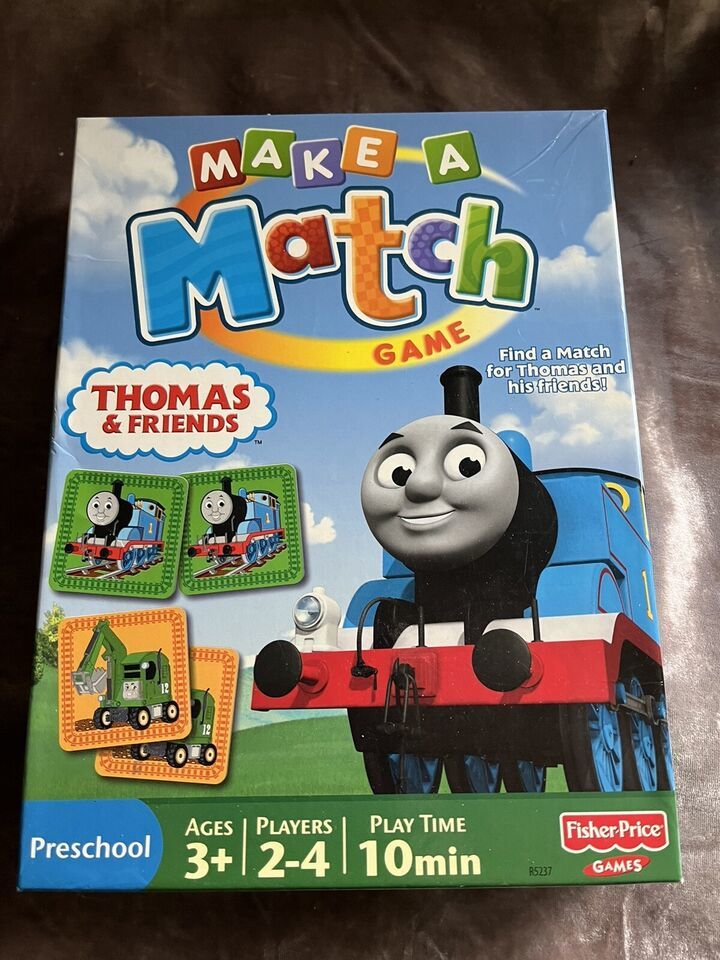 2010 Fisher Price Thomas & Friends Make A Match Game WITH MANUAL SEE ...