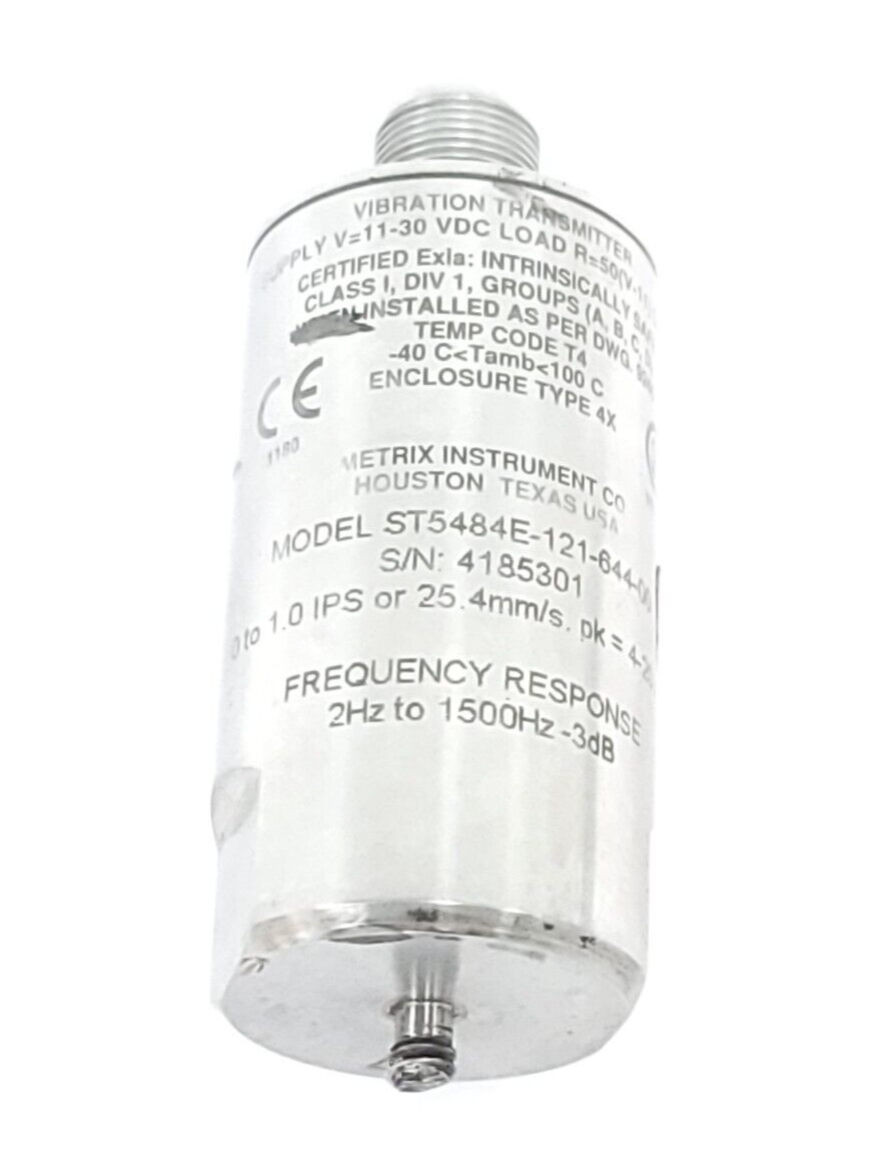 METRIX VIBRATION ST5484E-121-644-00 TRANSMITTER- Vibration Sensors