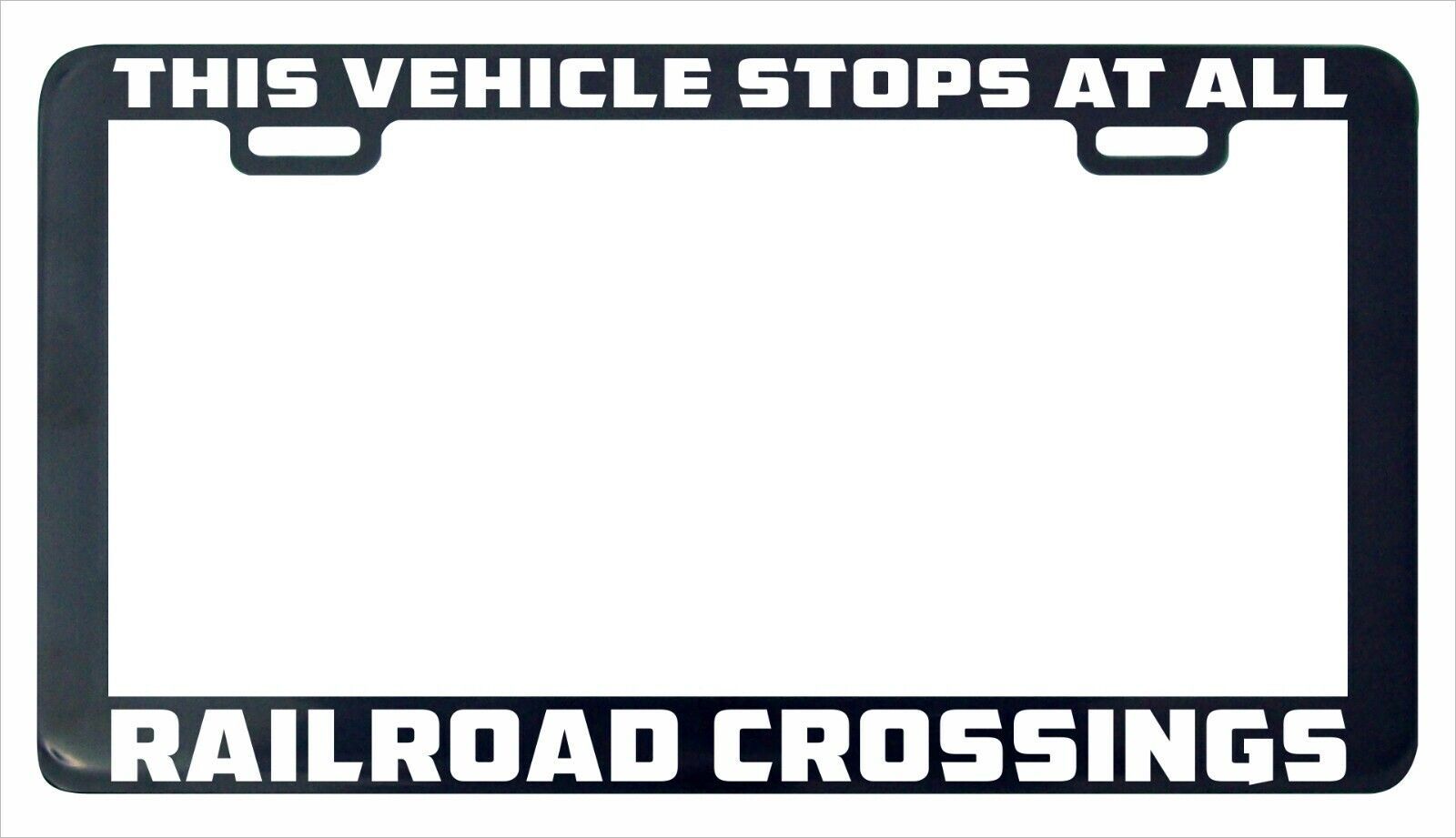 Questo Veicolo Fermo At Tutti Ferrovia Incroci Targa Piastra Telaio ...