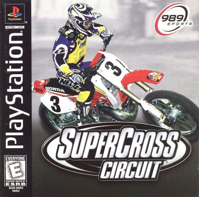 SuperCross Circuit - Sony PlayStation 1 PS1 PS2 PS3 PS PSX Video Game ...