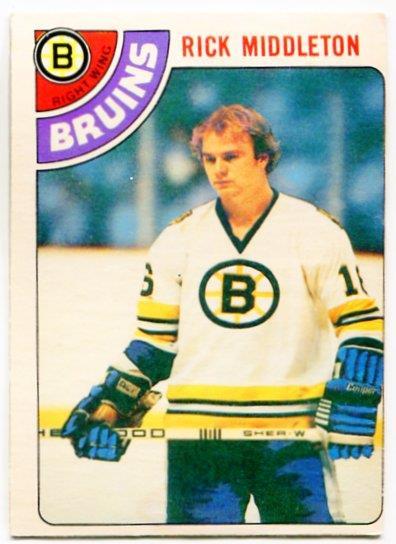 1978/79 OPC Rick Middleton Card #113 Boston Bruins - Sports Trading Cards