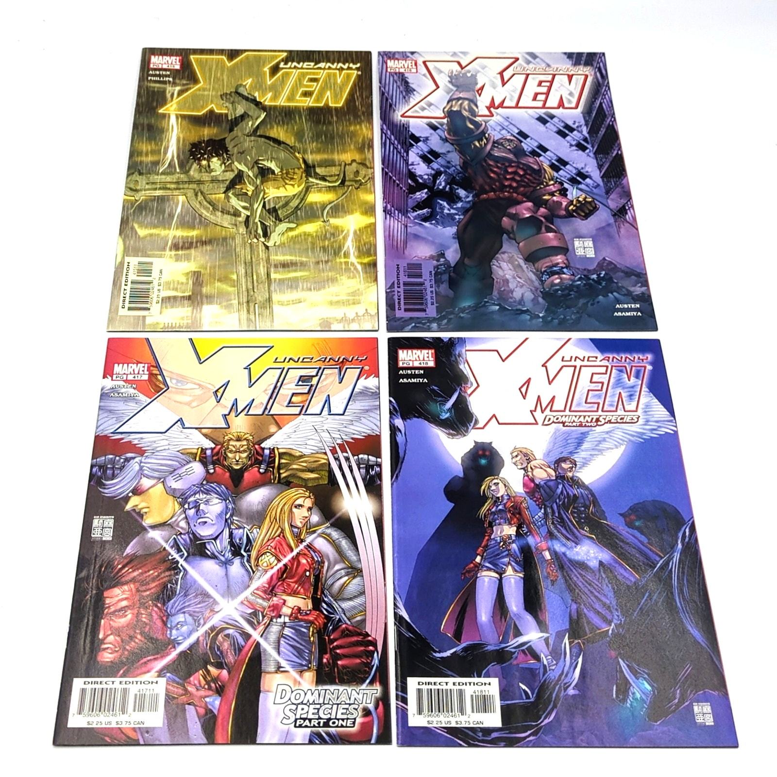Uncanny X-Men Lot 415-422 Marvel Comics 8 Issues Chuck Austen 1st Maximus Lobo - Comics ...