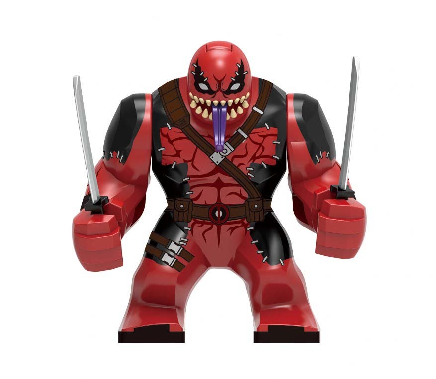Venompool Big Marvel Comic Deadpool Venom Minifigure Gift - LEGO (R ...
